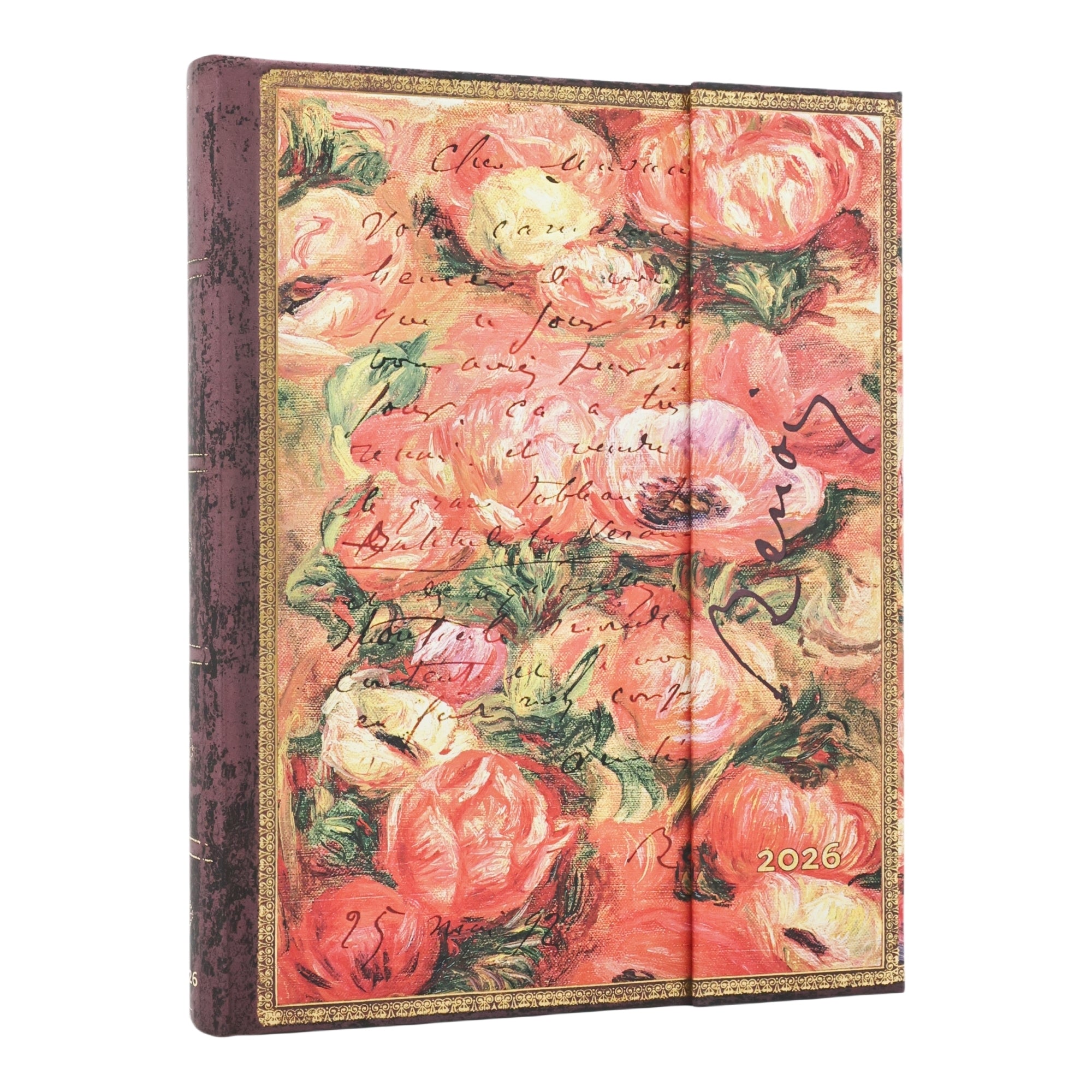 Paperblanks Hardcover Ultra Renoir 2026 Day-At-A-Time 12 Month Planner ...