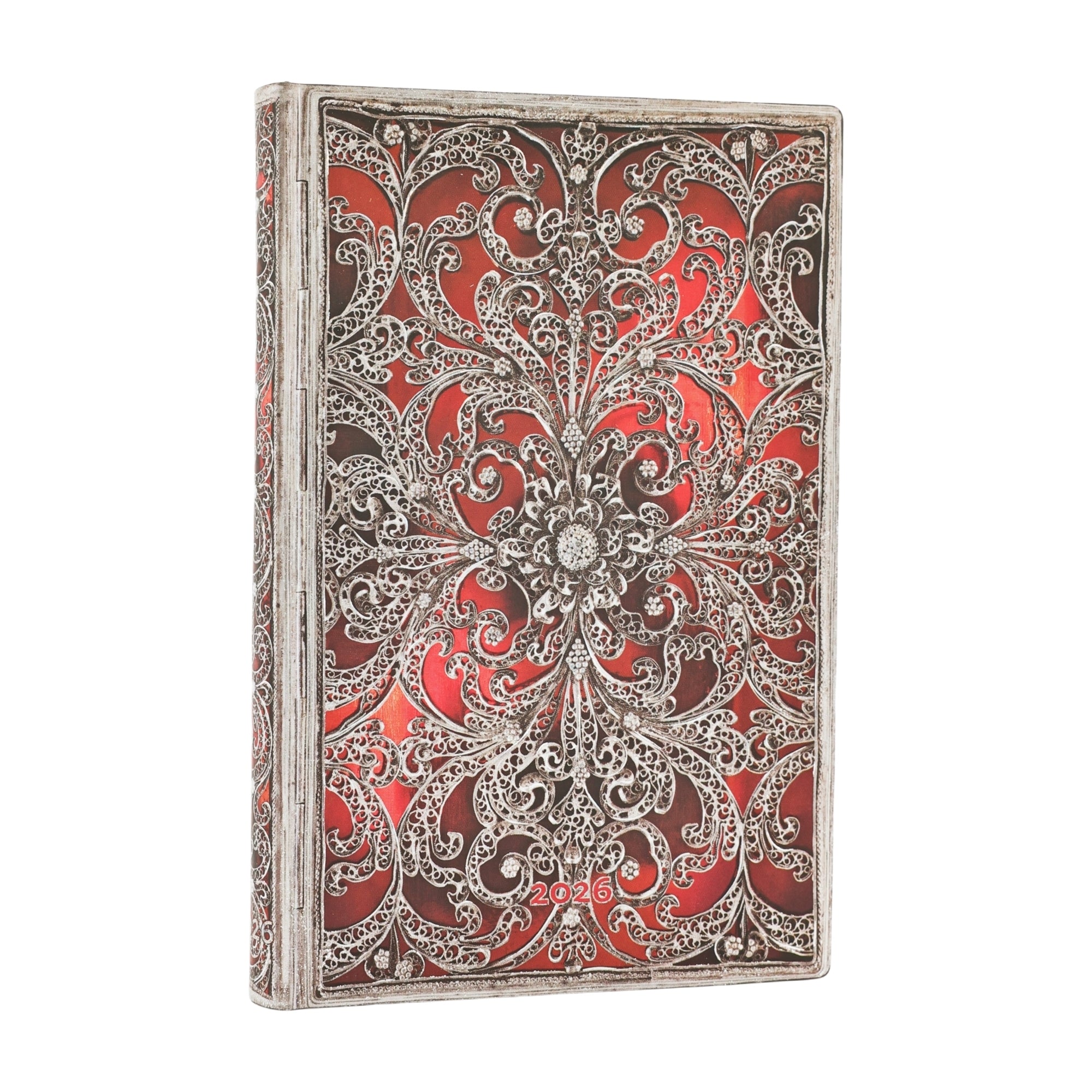 Paperblanks Flexi Mini Garnet 2026 Weekly 12 Month Planner ...