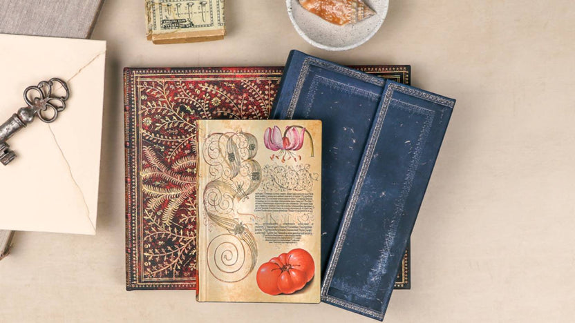 Guest Book | Paperblanks Old Leather Black Moroccan Grande ...