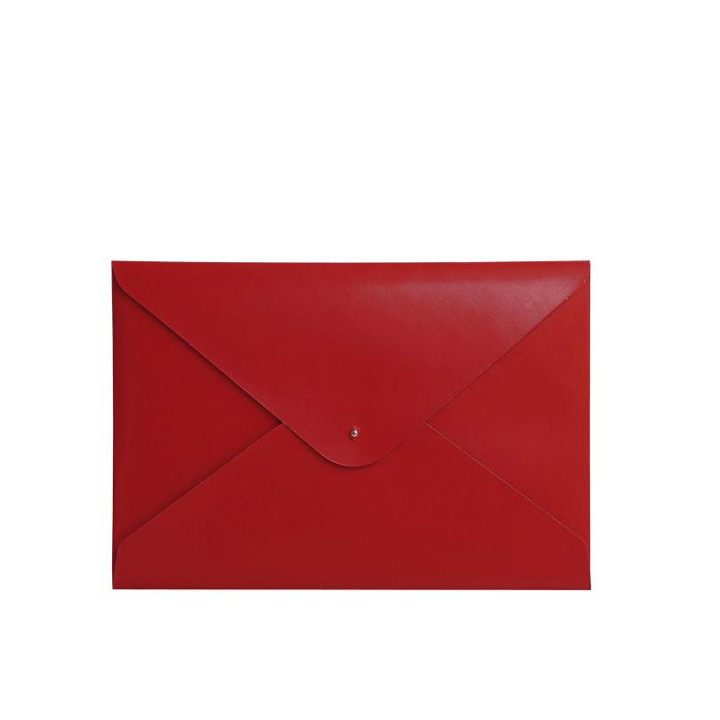 Paperthinks Recycled Leather Document Folder Scarlet Red ...