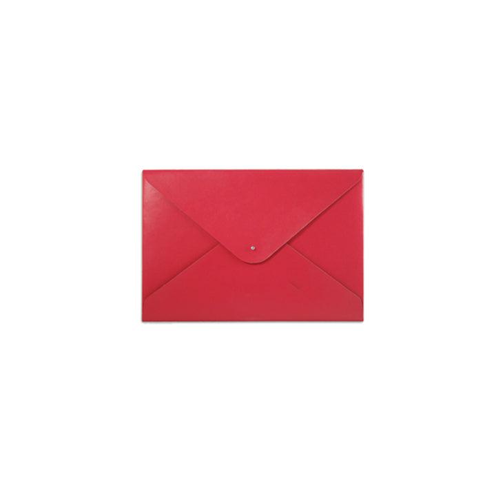 Paperthinks Recycled Leather Small Folder Scarlet Red – lovenotebooks.com