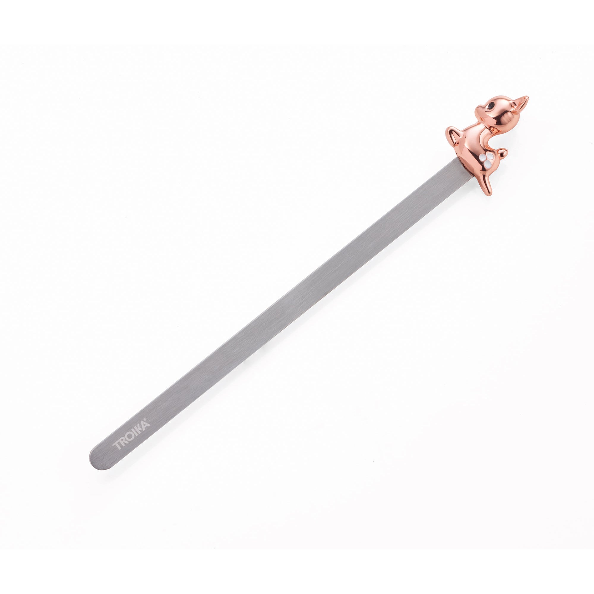 Troika Metal Bookmark with Rose Gold Fawn – lovenotebooks.com